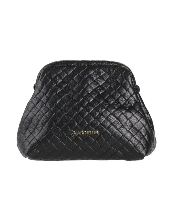 MARC ELLIS Woven Leather Clutch