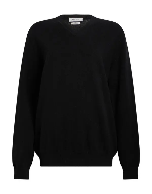Alpha Studio Cashmere V-neck Sweater