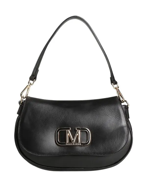 MARC ELLIS Handbag Ivory Leather - Black