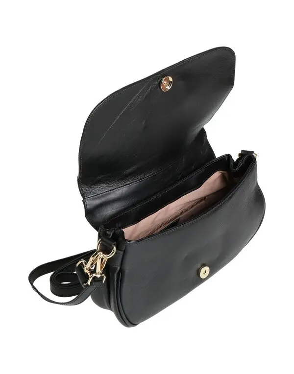 MARC ELLIS Handbag Ivory Leather - Black