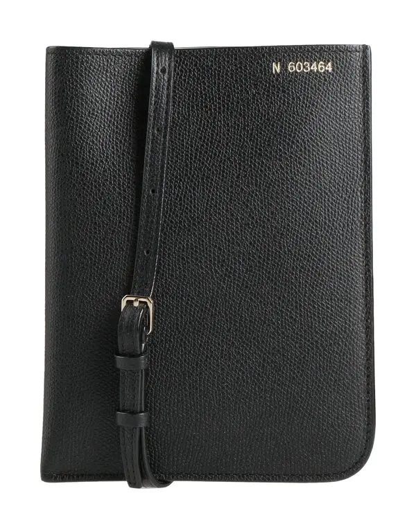 VALEXTRA Cross-body Bag Light Calfskin - Black