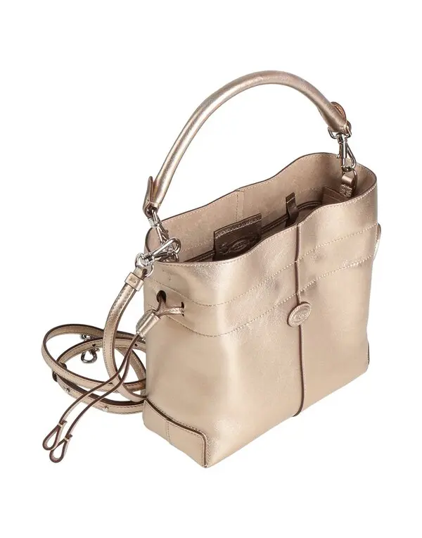 TOD'S Leather Bucket Bag With Tie Fastening