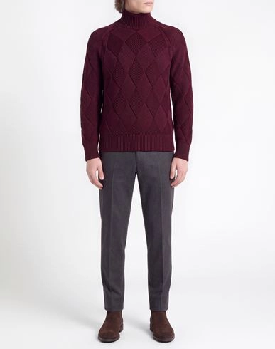 Alpha Studio Turtleneck Size Merino Wool - Red