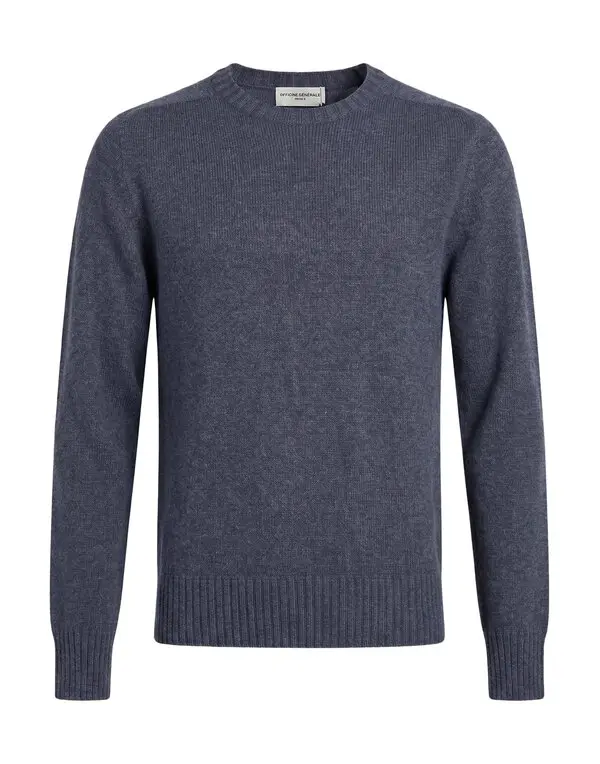 Officine Générale Virgin Wool Crewneck Sweater