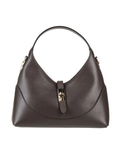 LAURA DI MAGGIO Leather Hobo Bag - Brown