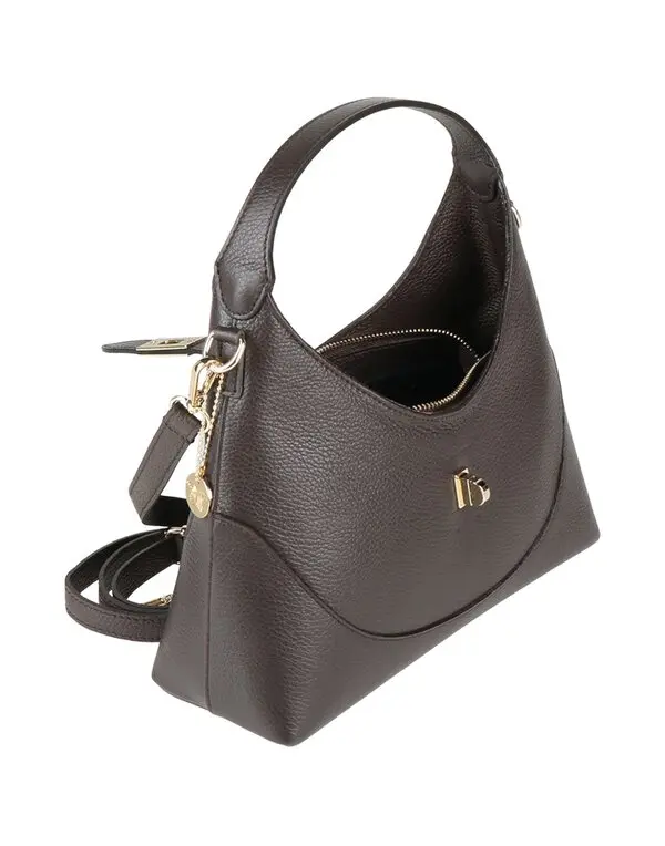 LAURA DI MAGGIO Leather Hobo Bag - Brown