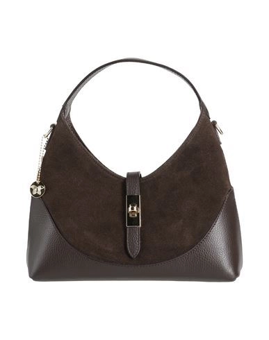 LAURA DI MAGGIO Leather Hobo Bag - Brown