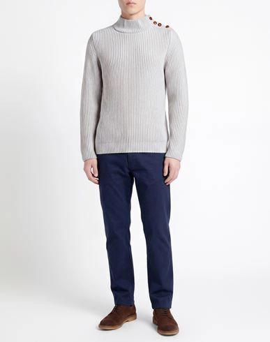 ZANONE Virgin Wool Turtleneck Sweater With Button Detailing
