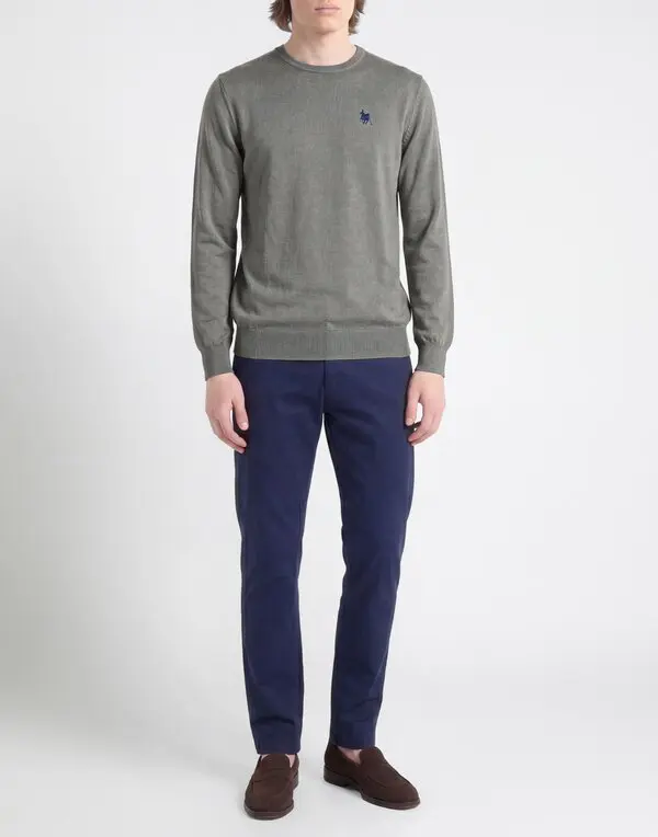 USA POLO SPORT Cotton And Wool Crewneck Sweater - Grey