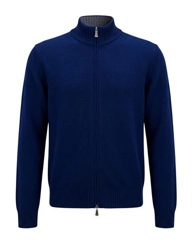 GRAN SASSO Bright Cashmere Zip-up Cardigan - Blue