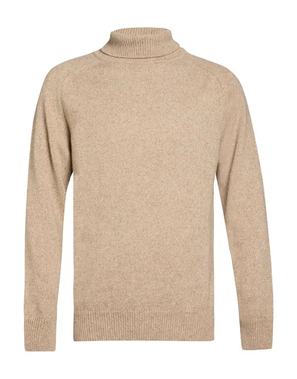 LARDINI Turtleneck Size Cashmere - Beige