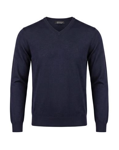 ARAGONA V-neck Cashmere And Silk Blend Sweater - Midnight Blue