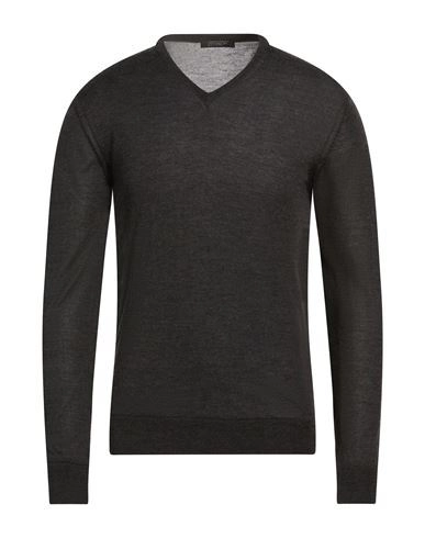 ARAGONA Light Cashmere And Silk V-neck Sweater - Grey