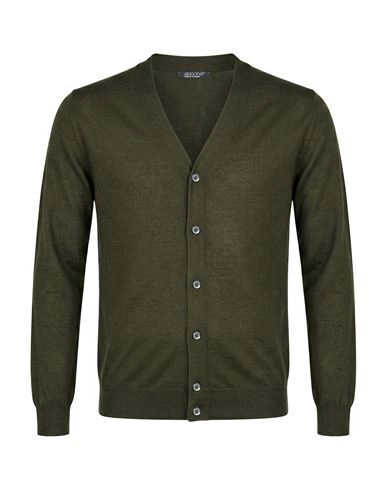 ARAGONA Cashmere Silk Cardigan - Green