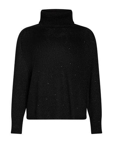 CARACTÈRE Sequined Turtleneck Knit Top