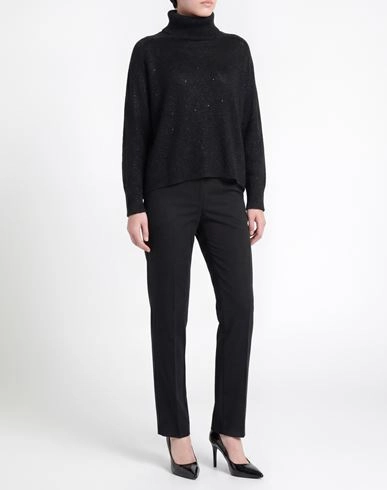 CARACTÈRE Sequined Turtleneck Knit Top