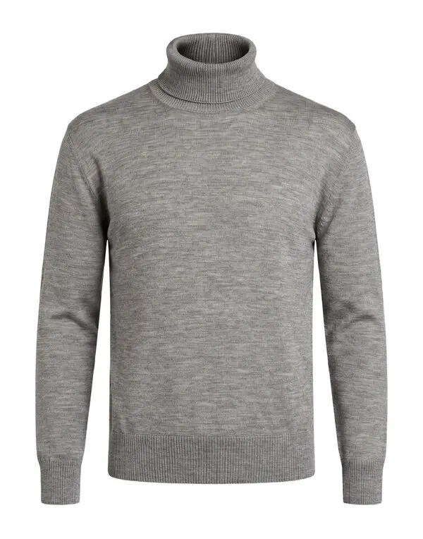 CARLA G. Merino Wool Turtleneck Sweater