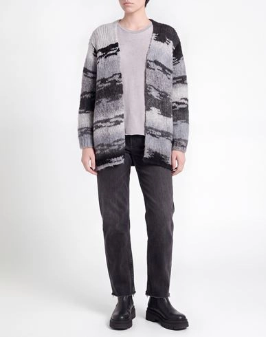 CARLA G. Multicolor Wool Blend Cardigan