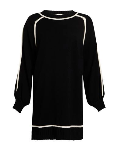 CARLA G. Two-tone Crewneck Sweater