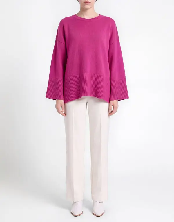 CARLA G. Sweater Size Polyacrylic, Alpaca Wool, Polyamide, Polyester - Magenta