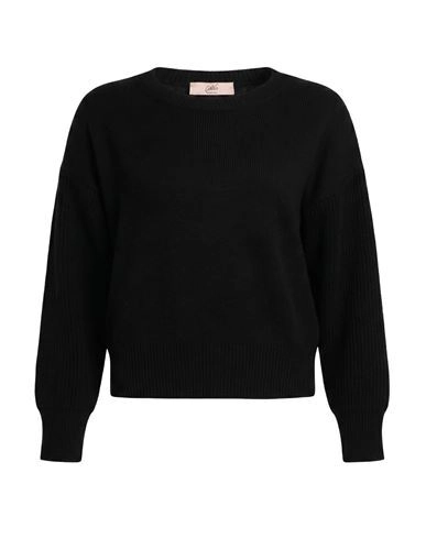 CARLA G. Merino Wool And Cashmere Crewneck Sweater - Black