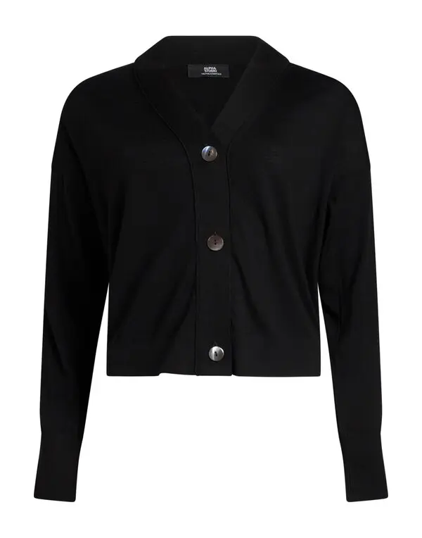 Alpha Studio Merino Wool Cardigan