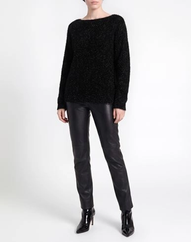 Alpha Studio Sweater In Viscose And Polyamide - Black