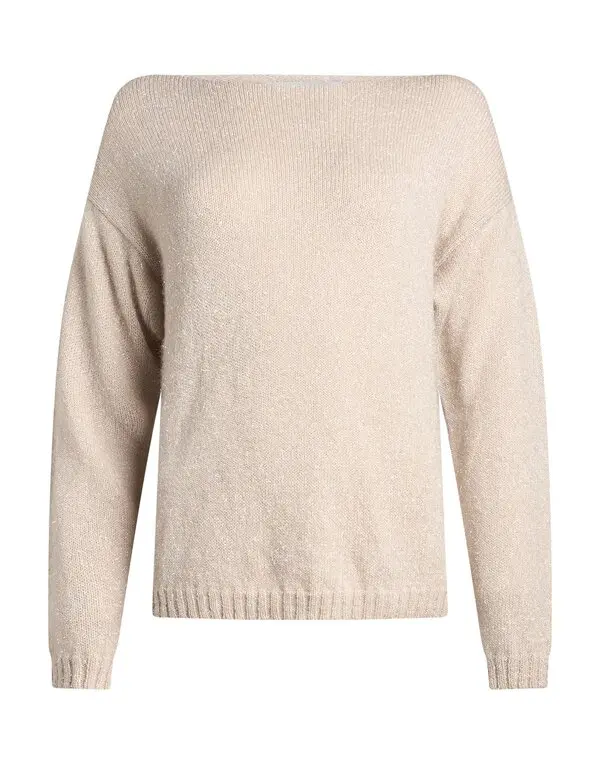 Alpha Studio Metallic Knit Sweater - Grey