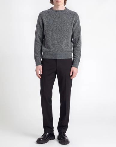 Alpha Studio Virgin Wool And Polyamide Sweater - Grey
