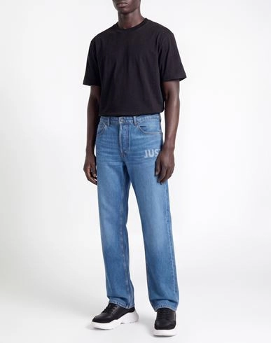 Just Cavalli Straight-leg Faded Denim Jeans