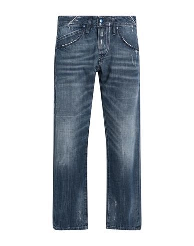 TAKESHY KUROSAWA Tapered Fit Distressed Denim Jeans