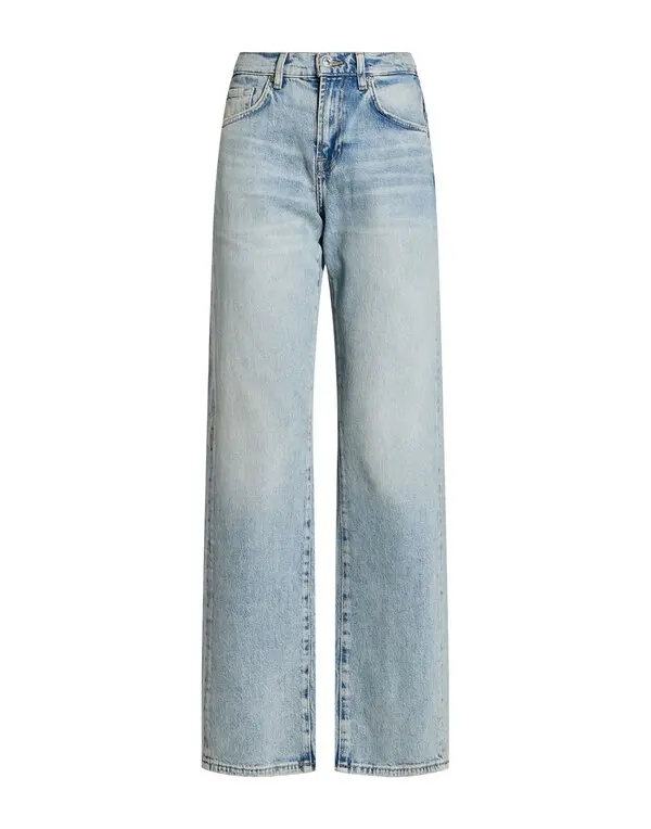7 For All Mankind High Waisted Straight Leg Jeans