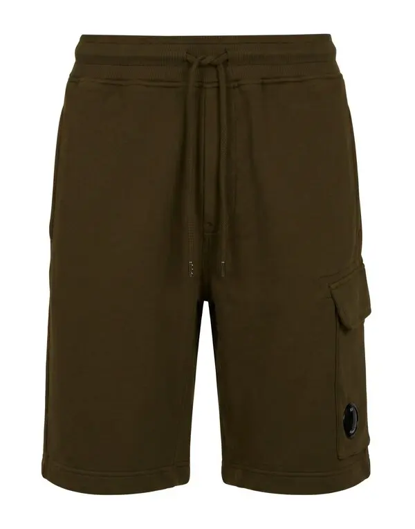 C.P. COMPANY Cotton Bermuda Shorts - Beige