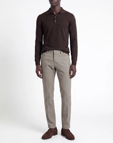 JACOB COHЁN Pants Taupe Size Virgin Wool