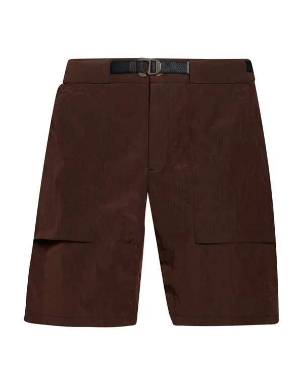 SPIEWAK Chocolate Nylon Ripstop Bermuda Shorts - Brown
