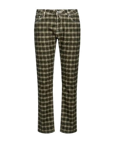 JACOB COHЁN Tartan Plaid Cotton Stretch Pants
