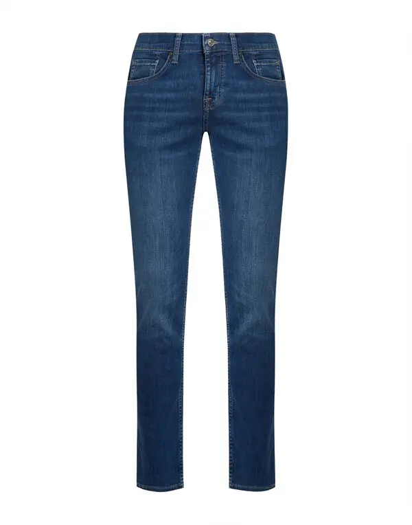 7 For All Mankind Mid-rise Tapered Jeans
