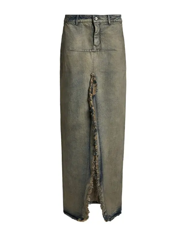 Rick Owens Denim Pencil Skirt