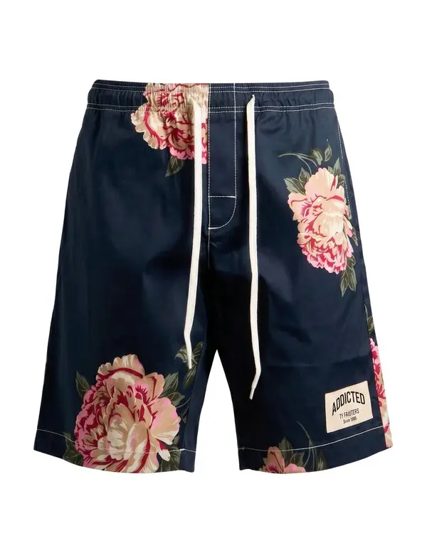 P.a.r.o.s.h Floral Print Cotton Elastane Bermuda Shorts