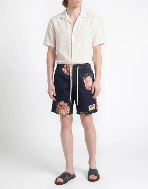 P.a.r.o.s.h Floral Print Cotton Elastane Bermuda Shorts