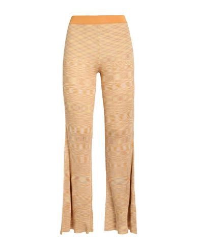 Missoni Flared Ribbed Jersey Pants - Yellow
