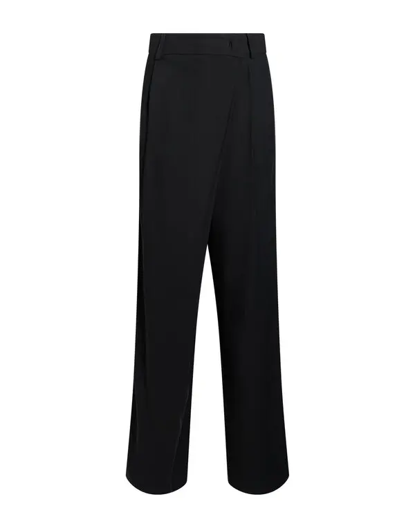 CARLA G. Pants Light Brown Size Acetate, Viscose, Elastane - Black
