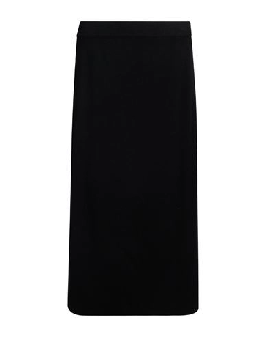 CARLA G. Midi Pencil Skirt - Black