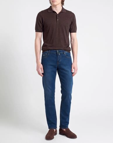 LUIGI BORRELLI NAPOLI Cotton And Linen Blend Jeans