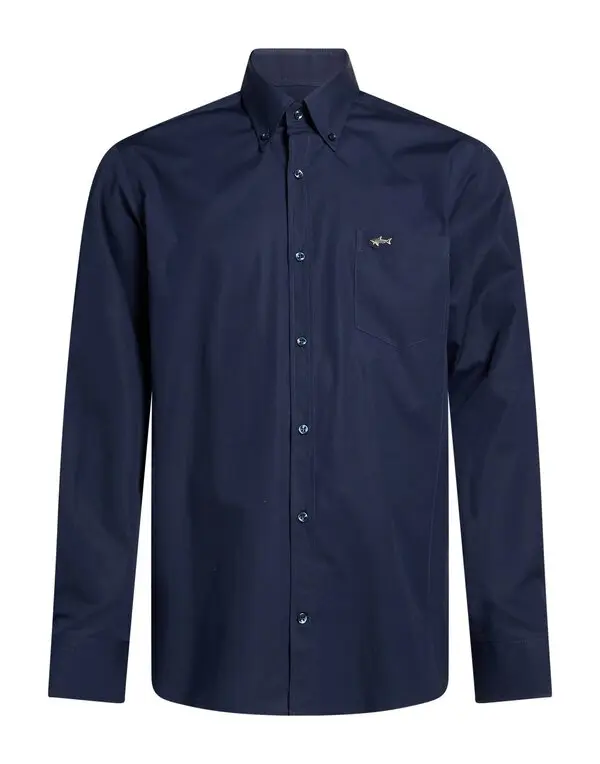 Paul & Shark Shirt Midnight Size Cotton
