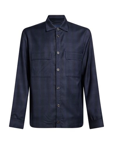 Paul & Shark Shirt Midnight Size Virgin Wool