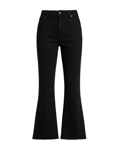 7 For All Mankind High Waisted Bootcut Jeans With Crystal Embellishments - Black