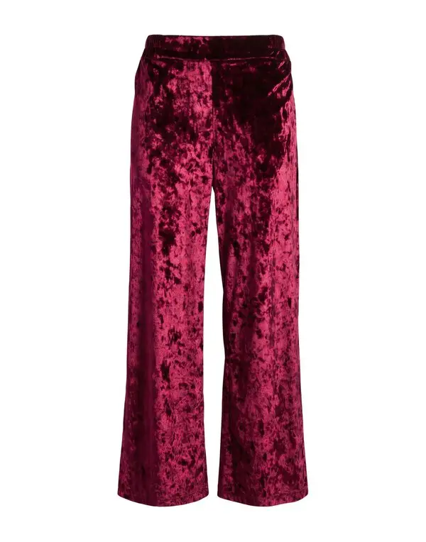 Momoni Pants Burgundy Size Polyester, Elastane
