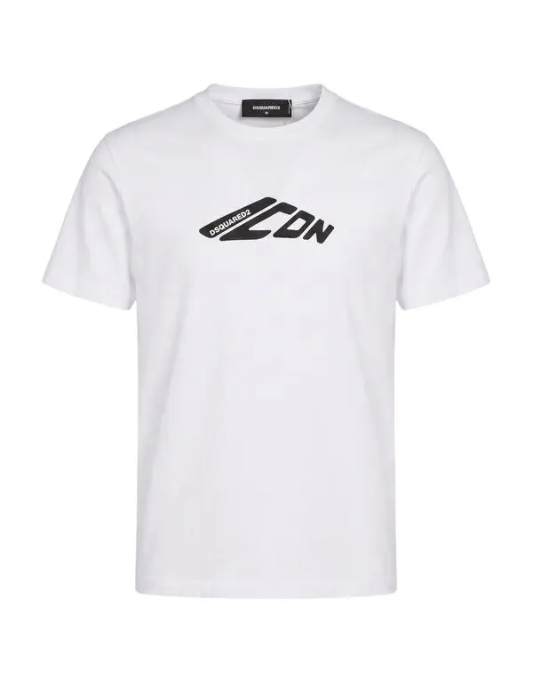Dsquared2 Cotton T-shirt With Logo Print - White