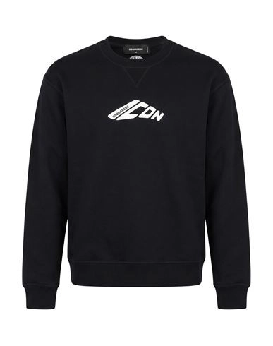 Dsquared2 Cotton Polyester Crewneck Sweatshirt - Black